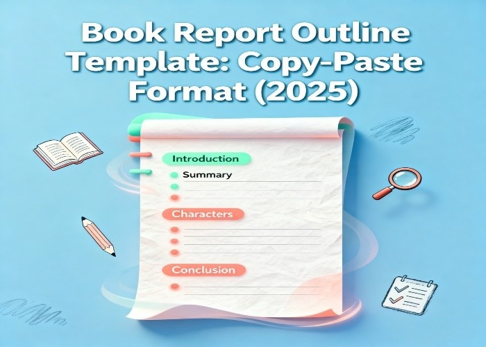 Book Report Outline Template: Copy-Paste Format (2025)