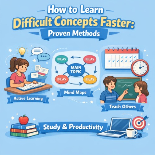How to Learn Difficult Concepts Faster: Proven Methods